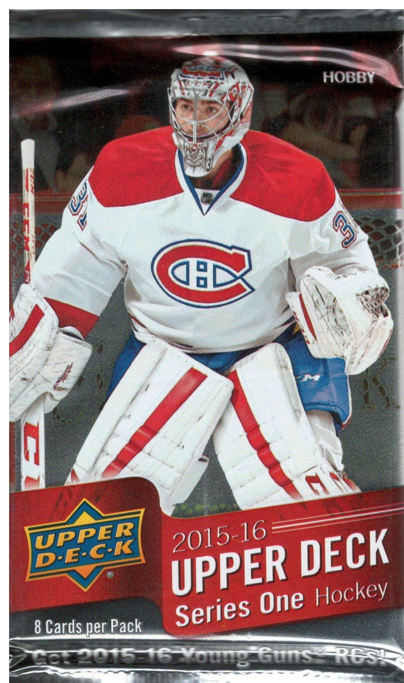 2015/16 Upper Deck Series 1 Hockey Hobby Pack (Hit Odds of Young Guns ...